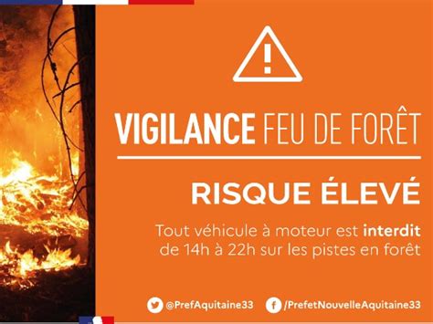 Alerte Vigilance Orange Risque De Feux De Forêt En Gironde