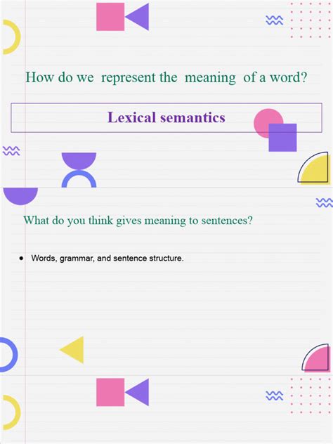 compositional semantics pdf semantics word