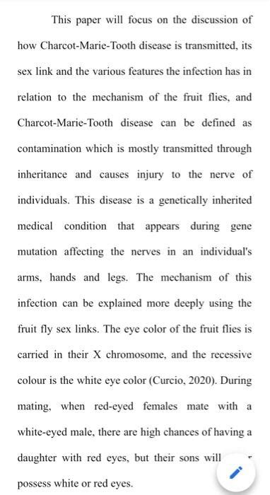 Solved Explain How The Mecanism In The Sex Linked Experiment
