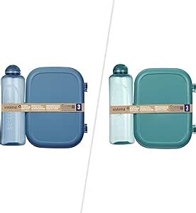 Sistema Ocean Bound Plastic L Ribbon Lunch Box With Ml Water