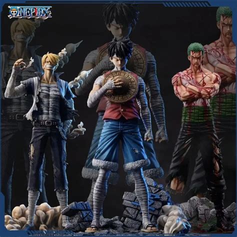 30cm One Piece Anime Action Figure Roronoa Zoro Vinsmoke Sanji Stand