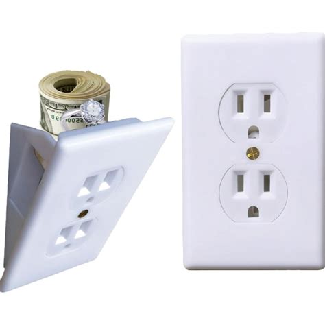 Wall Outlet Hidden Safe Bksdueh Creative Simulation Socket Key Case