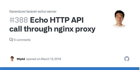 echo api call through nginx proxy · issue 388 · tlaverdure