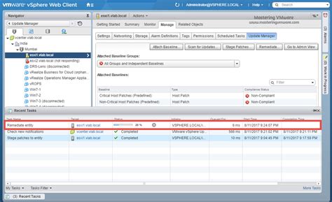 Patch Esxi Using Vum Mastering Vmware
