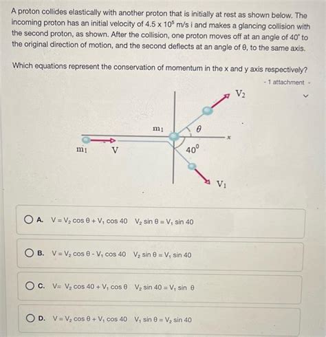 Solved A Proton Collides Elastically With Another Proton Chegg Com