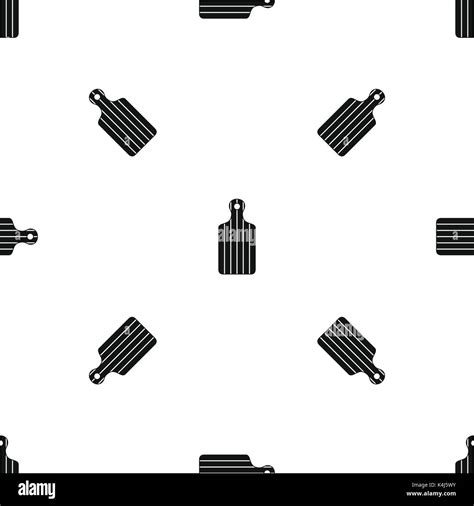 Cutting Board Pattern Seamless Black Stock Vector Image And Art Alamy