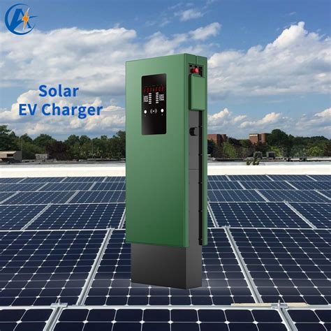 Solar Pv Panel With High Solar Power Electric Vehicle Charging Stations