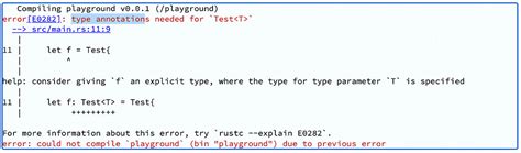 Why Need To Specify Generic Type When The Type Is Optional Help The