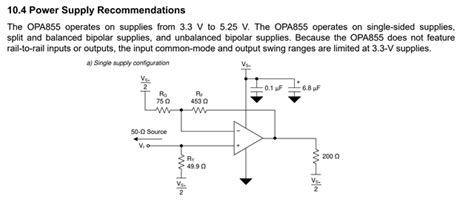 Opa855 Question About Circuit Design Amplifiers Forum Amplifiers Ti E2e Support Forums