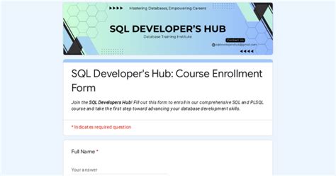 sql developer s hub database training institute on linkedin sql