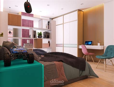 تصميم لغرفه اطفال ولد وبنت مستقل