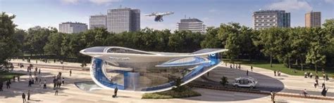 Seven Different Approaches To Designing Urban Air Mobility Vertiports Unmanned Airspace