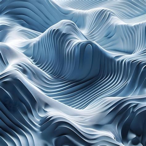Premium Photo Abstract 3d Waves Background