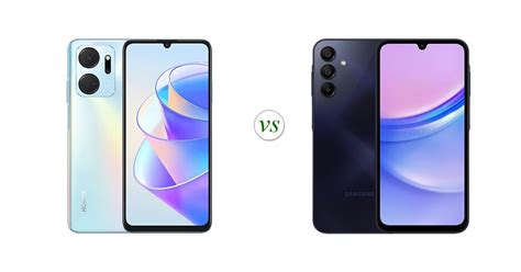 Honor X7a Vs Samsung Galaxy A15 Side By Side Specs Comparison