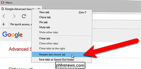 Slik Gjenoppretter Du Nylig Lukkede Faner I Chrome Firefox Opera Internet Explorer Og