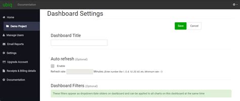 How To Create A Dashboard Ubiq Analytics Ubiq Dashboard