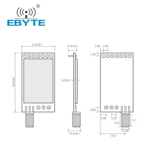 Ebyte E33 433t13d Sx1212 433mhz Wireless Rf Module Transceiver Receiver 20mw Long Range Sma K