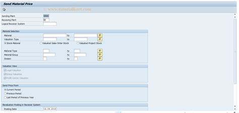 Ckml Prices Send Sap Tcode Send Material Prices