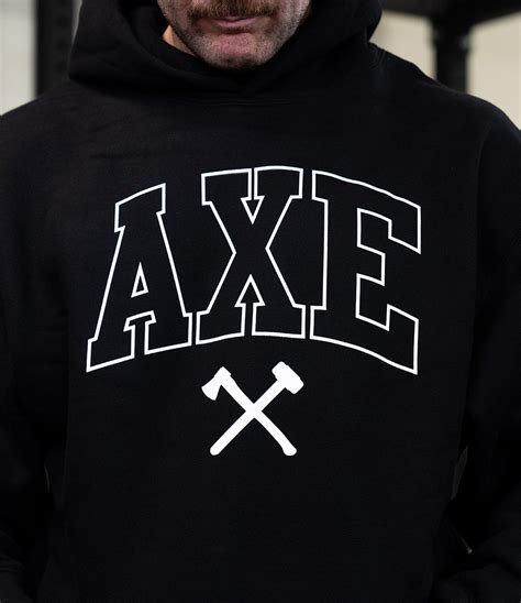 Collegiate Axe Plush Hoodie Axe And Sledge Supplements