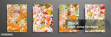 손으로 그린 아크릴 만든 텍스처에 의해 카드의 컬렉션 액체 다채로운 짜임새입니다 유체 예술입니다 추상 그림 서식 파일이입니다 배너 포스터 표지 초대장 현수막 브로셔