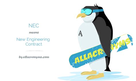 Nec New Engineering Contract