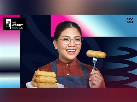Lumpia Queen Abi Marquez Wins The Webby Peoples Voice Award For