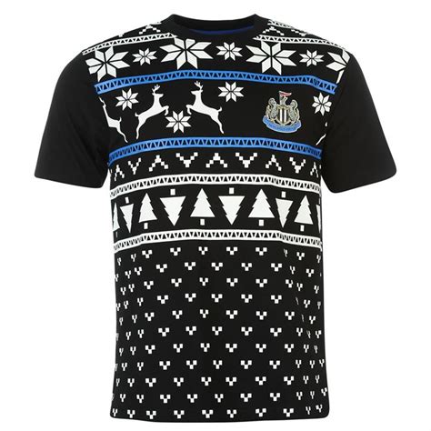 Мъжка тениска с къс ръкав на Нюкясъл Nufc Xmas Sportnistoki Eu