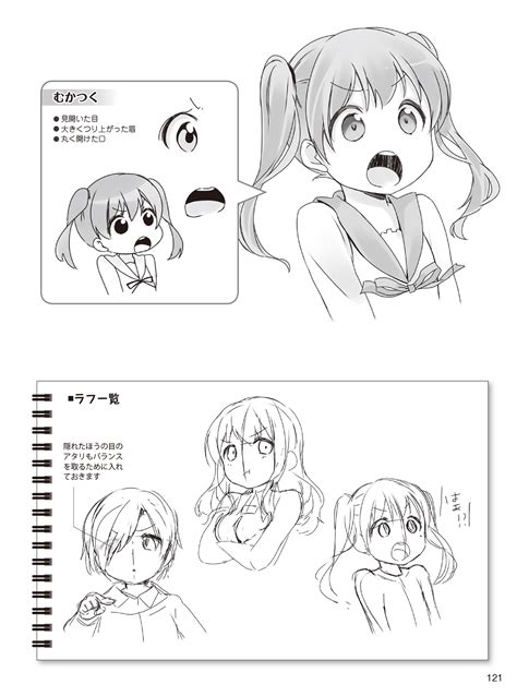 萌えキャラクターの描き分け 基本テクニック編 ホビージャパンの技法書