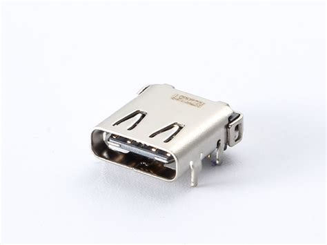 24pin 板上型 Type C母座，前插后贴 Type C数据接口系列 东莞市信为兴电子有限公司