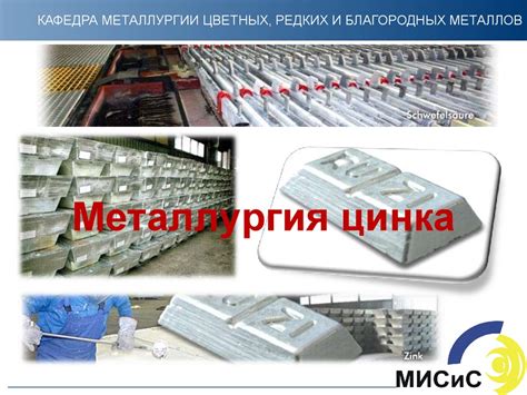 Металлургия цинка - презентация онлайн