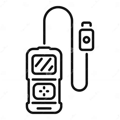Portable Gas Detector Measuring Instrument Showing Methane Level Stock Illustration