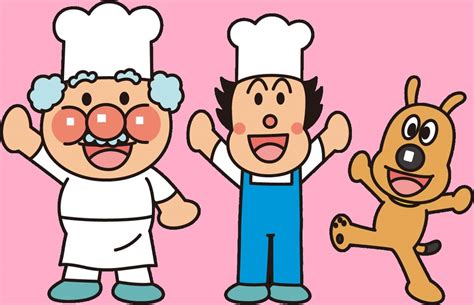 イラスト アンパンマン 走る