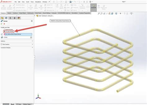 Creating A Non Circular Helix In Solidworks With Surfacing Commands
