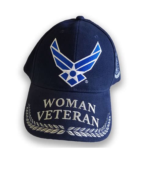Us Air Force Woman Veteran Cap Us Wings