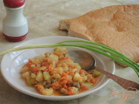 Овощное рагу пошаговый рецепт с фото Рецепт Национальная еда Еда Идеи для блюд