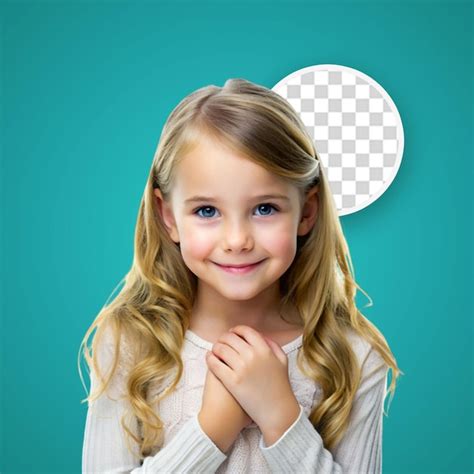Portrait Beautiful Smiley Girl Premium Ai Generated Psd
