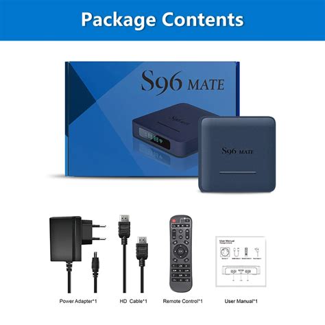 Oem Customize Amlogic S905w2 4 Core Cpu 4gb 32gb 5g With Led Display S96 Mate Android 11 Tv Box