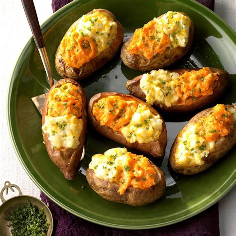 Two Tone Baked Potatoes Recipe How To Make It