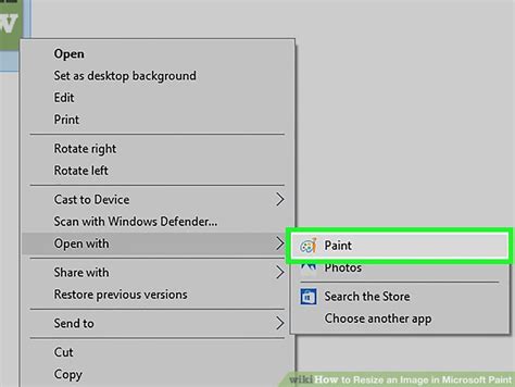 How To Resize An Image In Microsoft Paint With Pictures