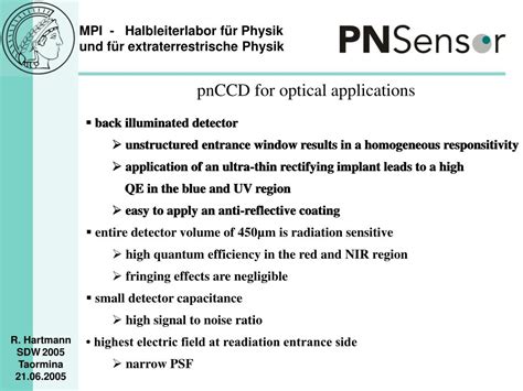 Ppt A Pnccd Detector System For High Speed Optical Applications Powerpoint Presentation Id