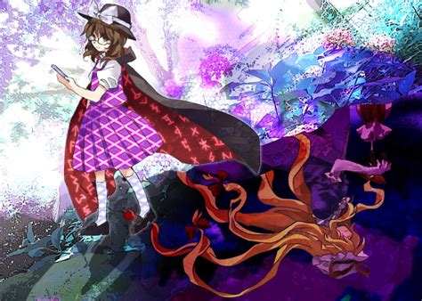 Yakumo Yukari And Usami Sumireko Touhou Drawn By Kaigen1025 Danbooru