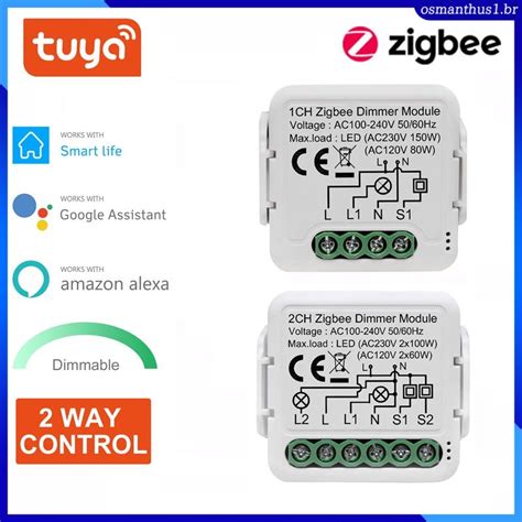 Módulo De Interruptor Inteligente Tuya Zigbee 30 123gang Single