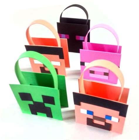 Kit C10 Sacolinhas Surpresa Em Eva Do Creeper Minecraft Produto 100