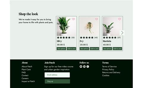 E Commerce Plant Shop Uiux Design Behance