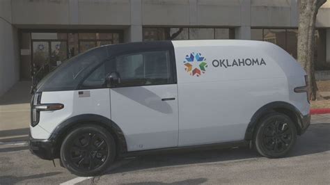 First Look Canoo Vehicle Delivered To Oklahoma Department Of