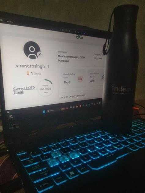 Virendrasingh Harod On Linkedin Gfg Geeksforgeek Sipper Goodies