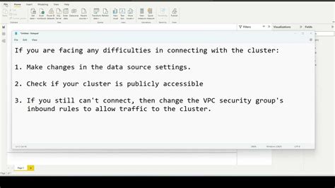 How To Connect Aws Redshift To Power Bi Youtube
