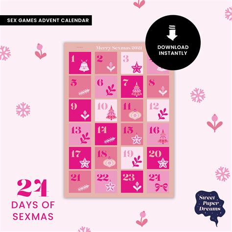 Advent Calendar For Adults Sex Games Advent Calendar Etsy