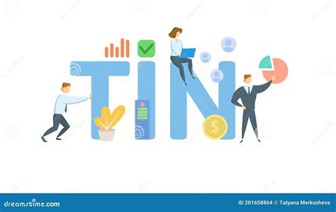 Tin Taxpayer Identification Number Acronym On Notepad Concept