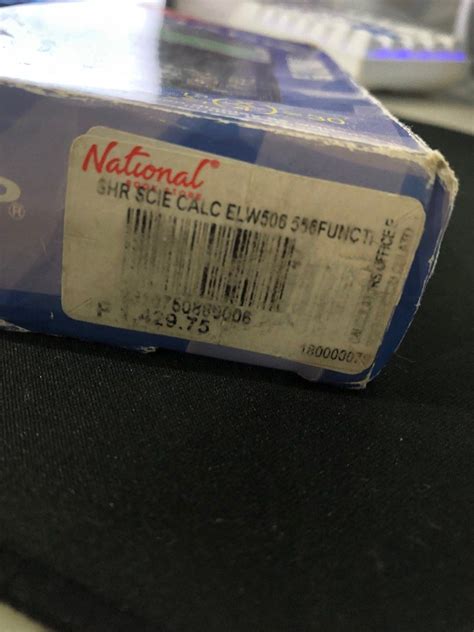 Sharp Writeview Scientific Calculator El W506 Hobbies And Toys Stationary And Craft Stationery